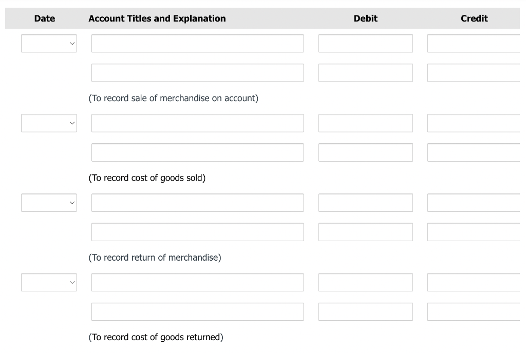 Solved Prepare the journal entries to record the following | Chegg.com