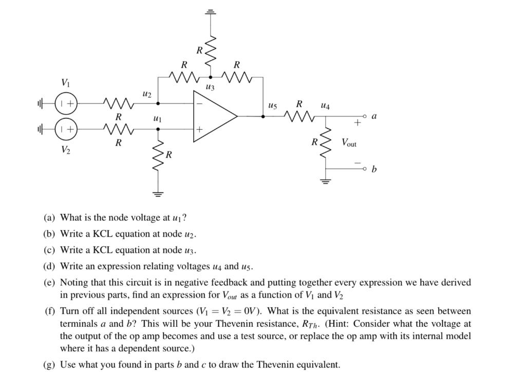 Solved 5. Op Amp Nodal Analysis Consider this op amp circuit | Chegg.com