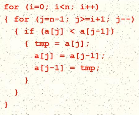 Solved Please post the code or explain how the bubble | Chegg.com