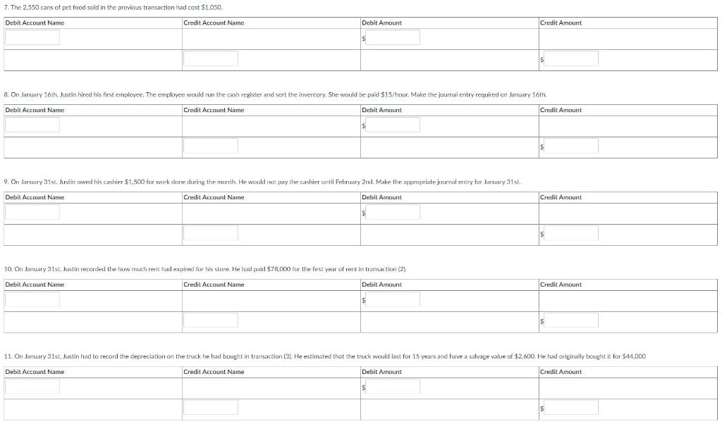 Solved Fill in the blanks with the correct Account Names and | Chegg.com