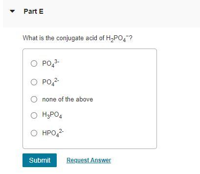 Solved What is the conjugate acid of H2PO4−? PO43− PO42− | Chegg.com