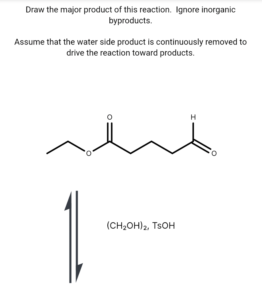 Solved Draw the major product of this reaction. Ignore | Chegg.com