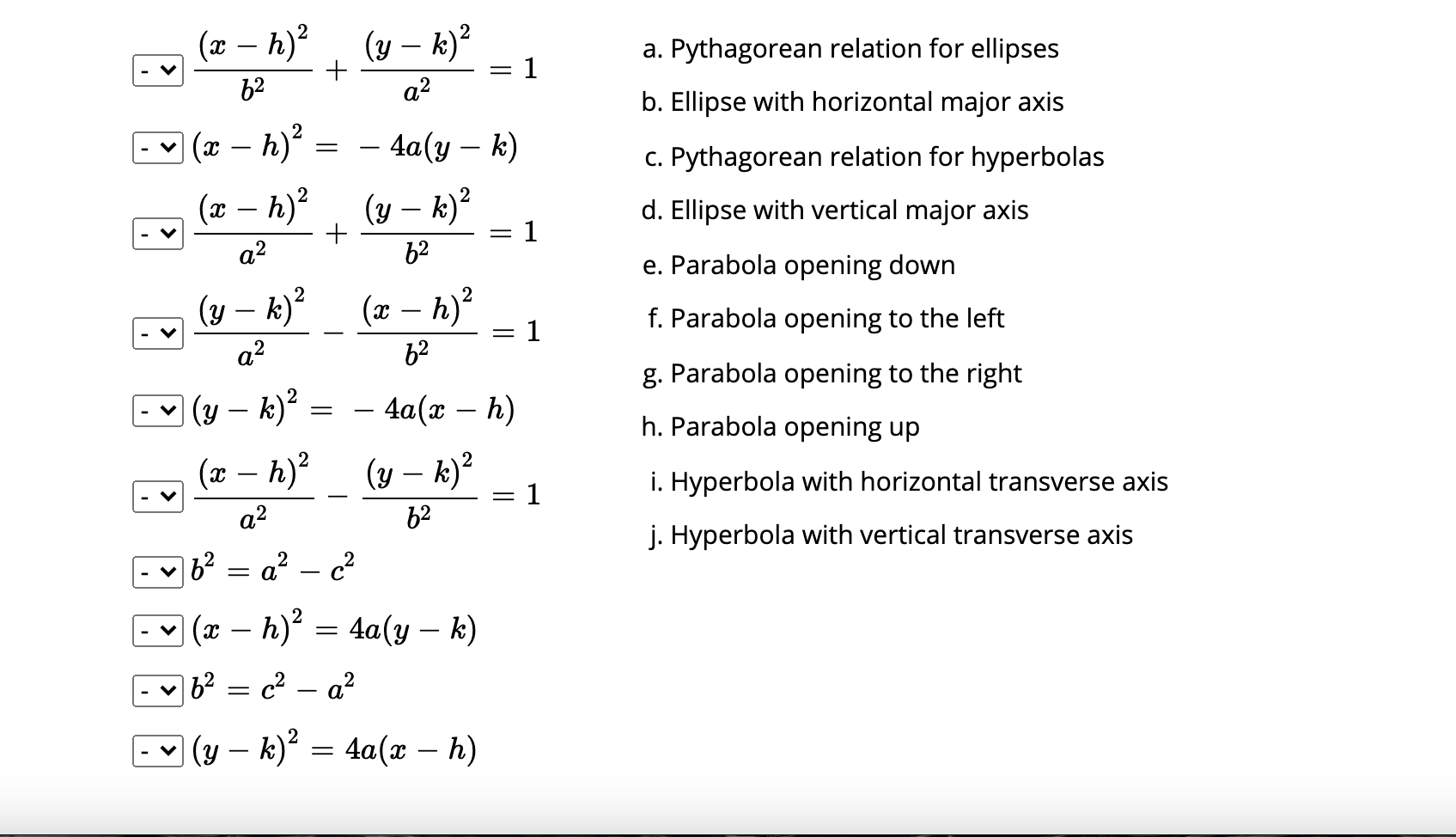 Solved + 1 62 a. Pythagorean relation for ellipses b. | Chegg.com