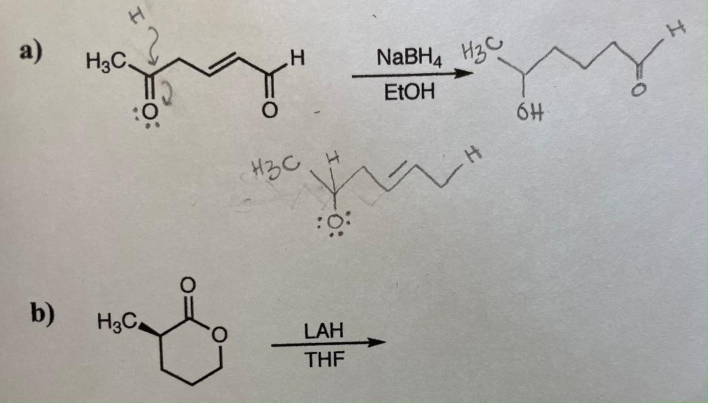 Solved I am very confused because I know NaBH4 is used as a | Chegg.com