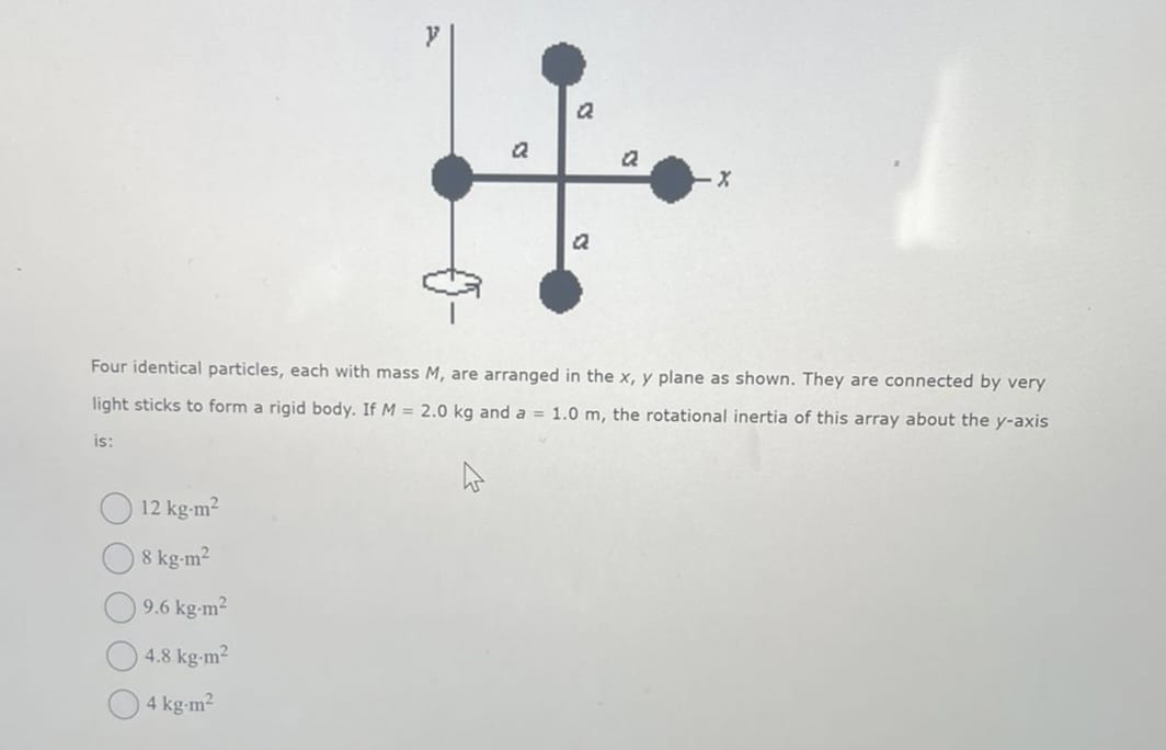 Solved Four identical particles, each with mass M, are | Chegg.com