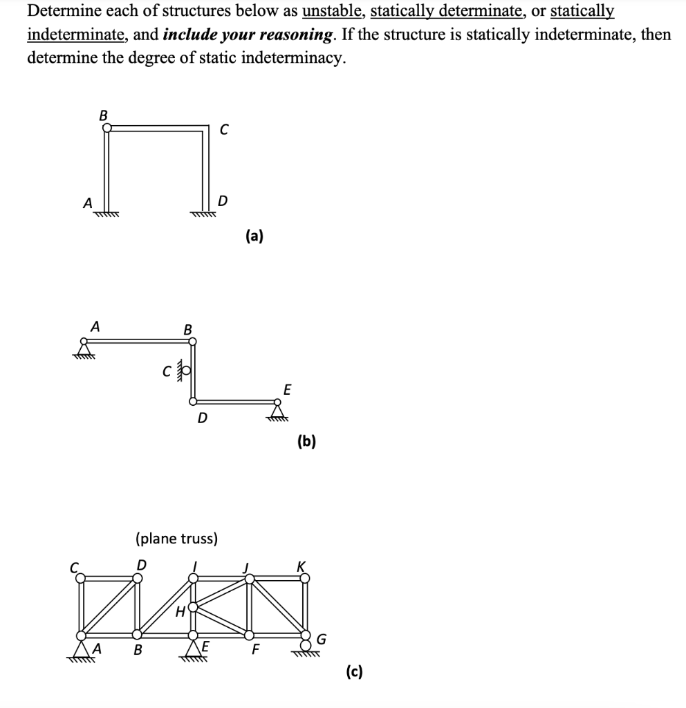 Solved Determine each of structures below as unstable, | Chegg.com
