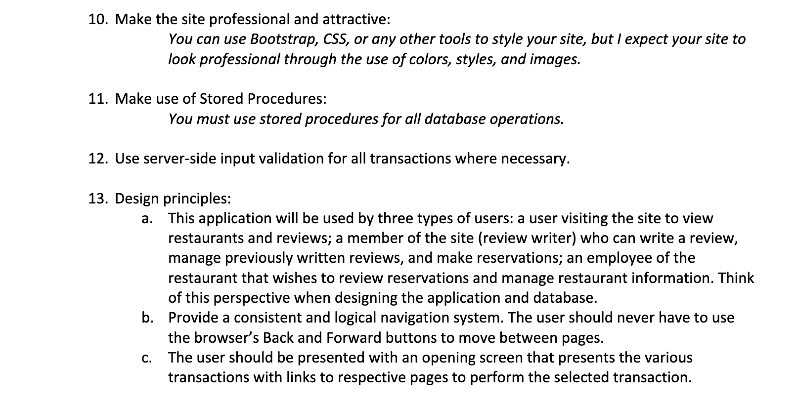 Solved Database Table Requirements: Create a data model and | Chegg.com