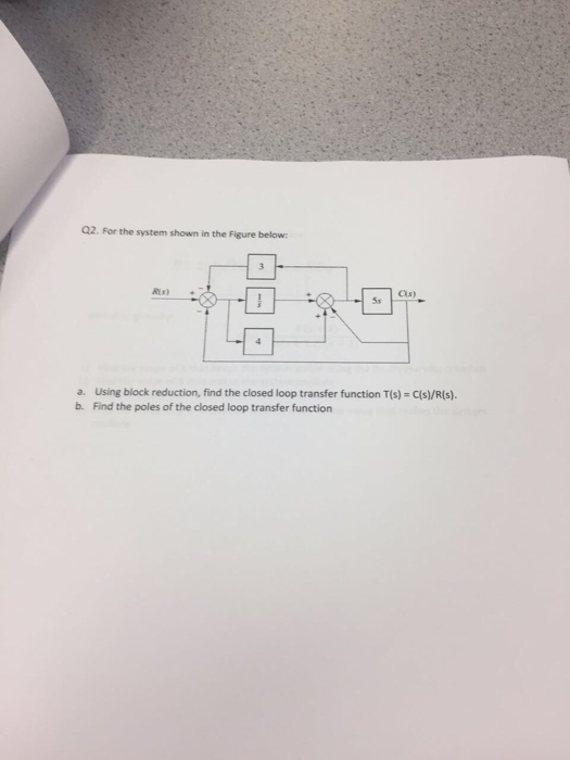 Solved For the system shown in the Figure below: a. Using | Chegg.com