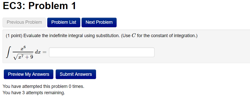 Solved EC3: Problem 1 Previous Problem Problem List Next | Chegg.com
