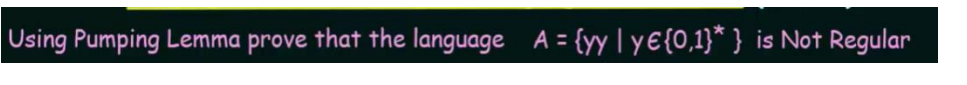 Solved Using Pumping Lemma prove that the language | Chegg.com