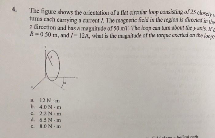Solved 4. The figure shows the orientation of a flat | Chegg.com
