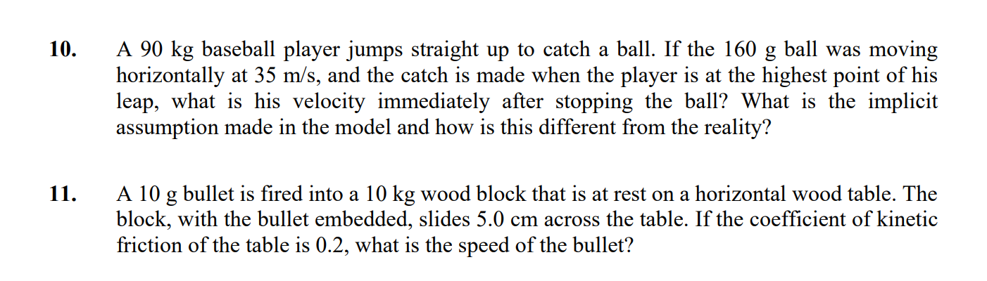 Solved A 90 kg baseball player jumps straight up to catch a | Chegg.com