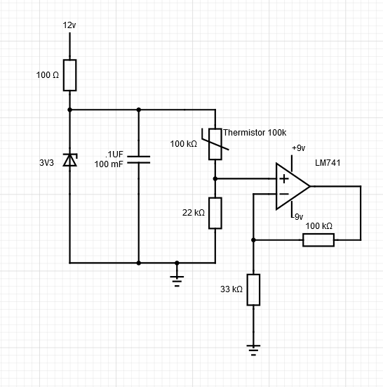 Solved What are the input voltage ranges when thermistor | Chegg.com