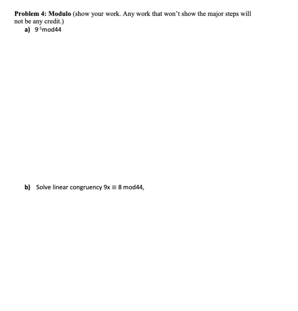 Solved Problem 3: Inductive proofs a) Prove by induction | Chegg.com