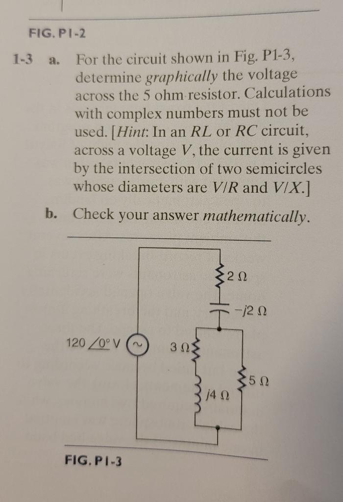 Solved 1-3 a. FIG.PI-2 For the circuit shown in Fig. P1-3, | Chegg.com