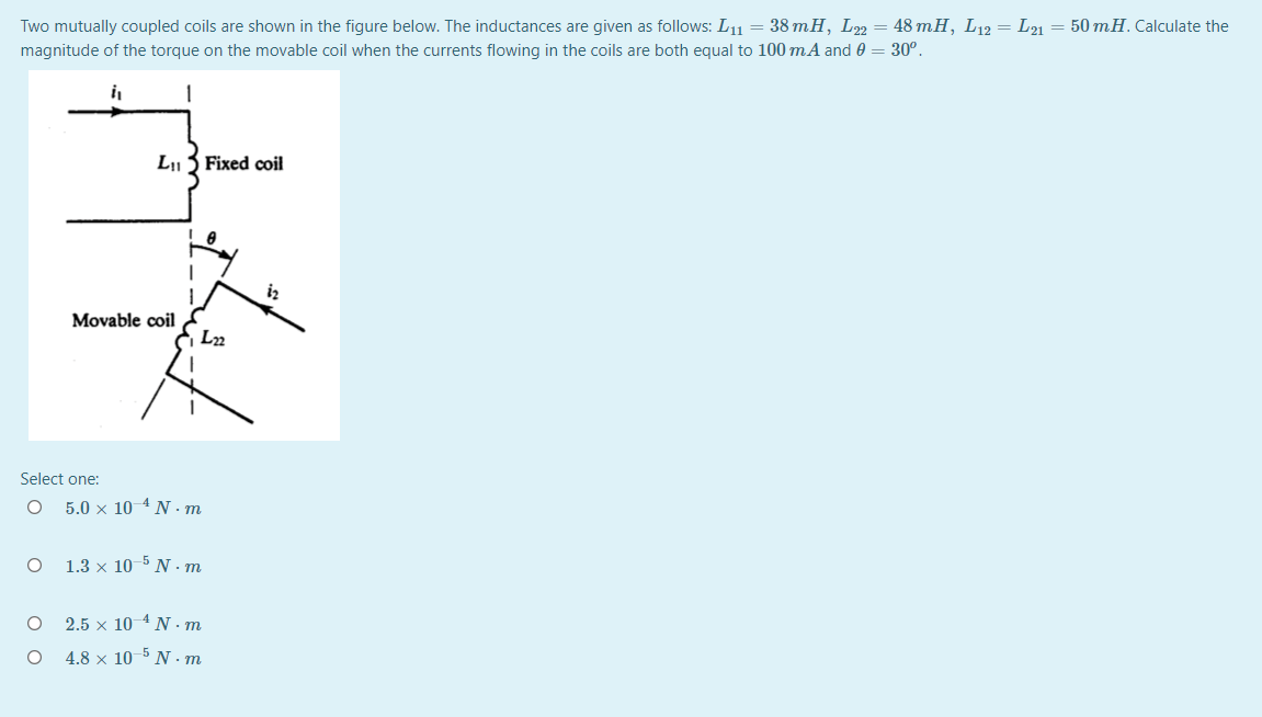 Solved Two mutually coupled coils are shown in the figure | Chegg.com