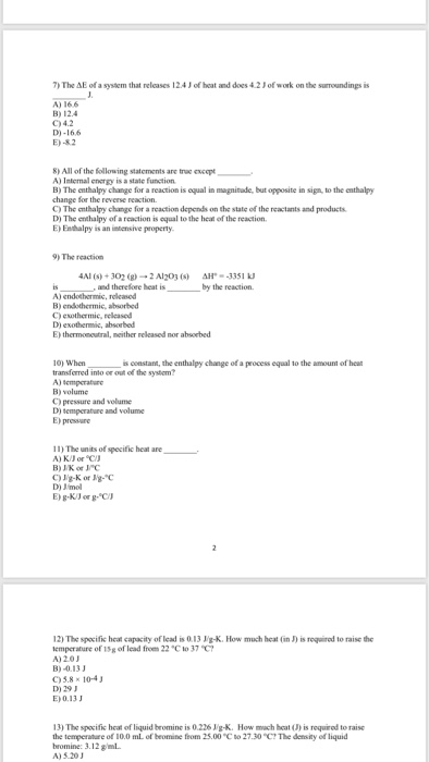 Solved Chapter 7 Quantum Mechanics 1) Which one of the | Chegg.com