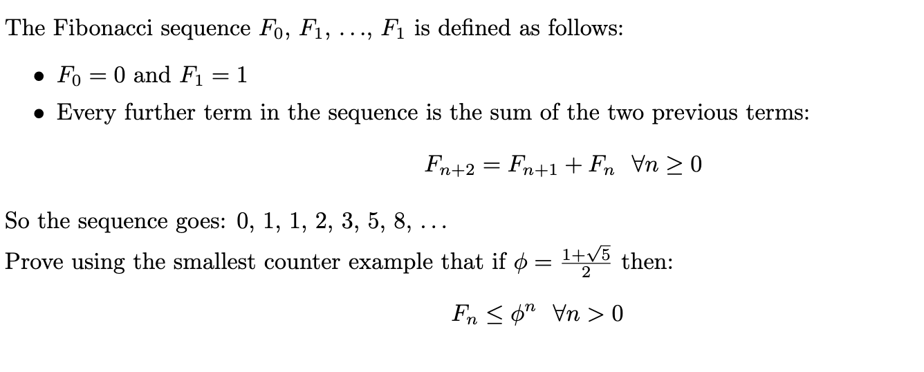 Solved The Fibonacci sequence Fo, F1, ..., F1 is defined as | Chegg.com