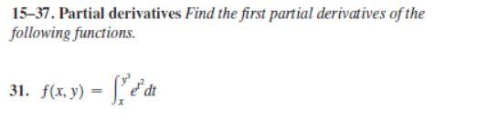 Solved 15-37. Partial derivatives Find the first partial | Chegg.com