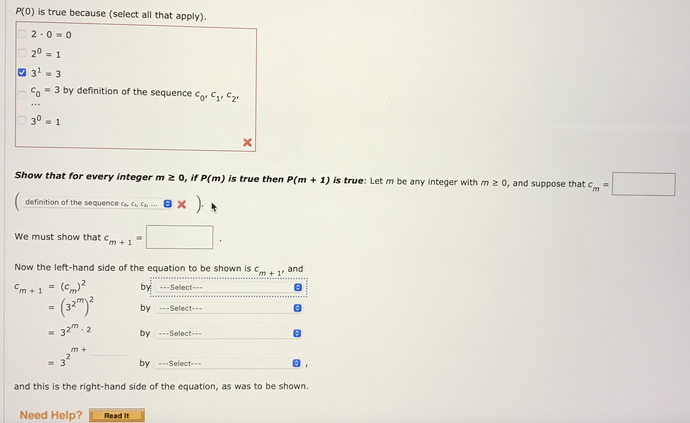 Solved A sequence c0,c1,c2,… is defined by letting c0=3 and | Chegg.com