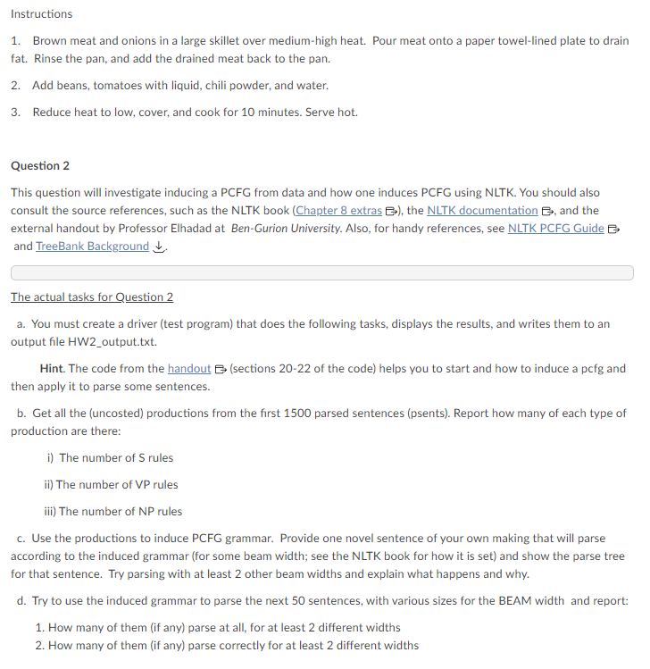 Part II - Programming There are 2 programming | Chegg.com