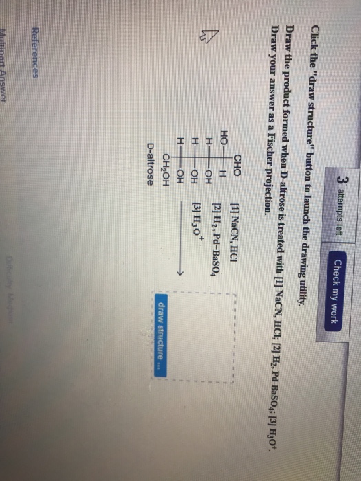 Solved 3 attempts left Check my work Click the "draw | Chegg.com