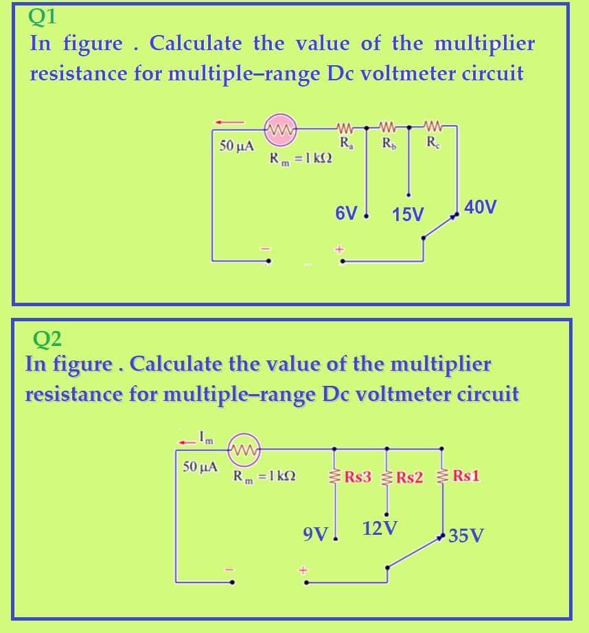 Solved Q1 In figure . Calculate the value of the multiplier | Chegg.com