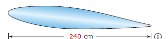 Solved A cross-section of an airplane wing is shown in the | Chegg.com