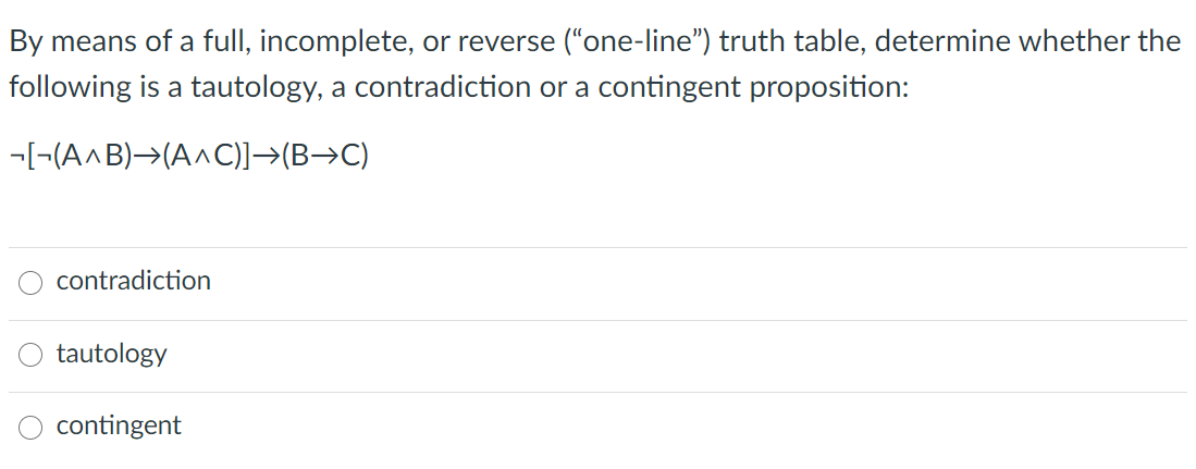 Solved By means of a full, incomplete, or reverse | Chegg.com