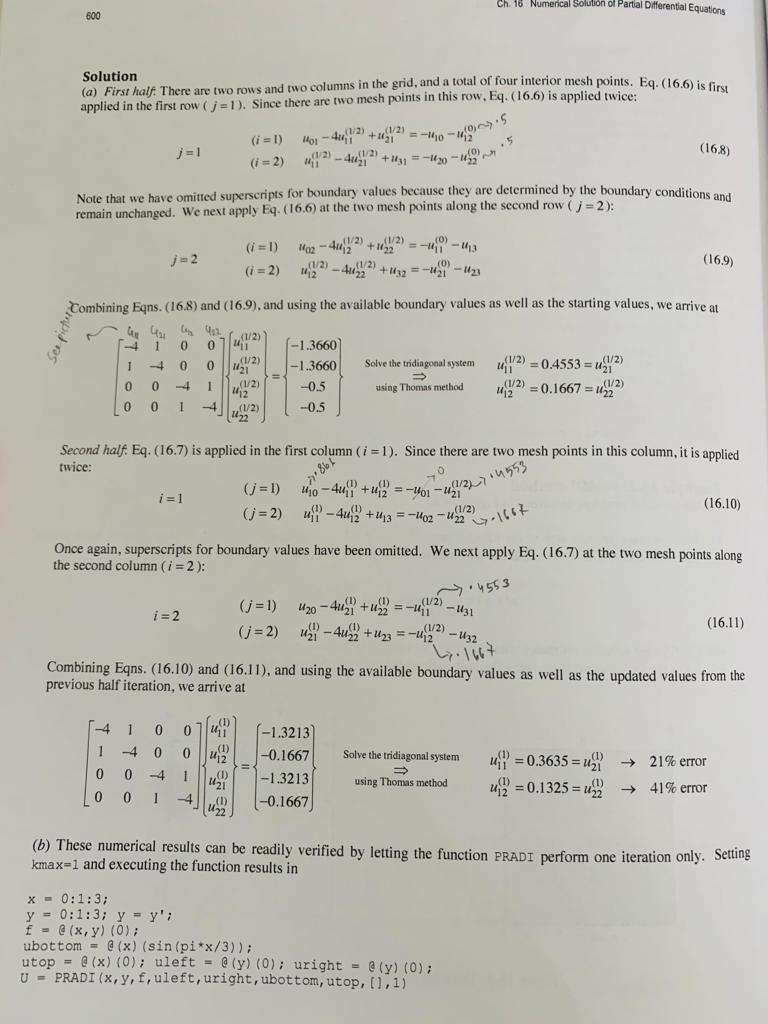 Solved Problem 18 : Perform one full iteration of the PRADI | Chegg.com