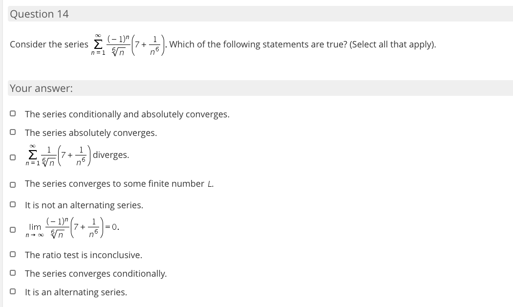 Solved 12) Consider the function Select all | Chegg.com