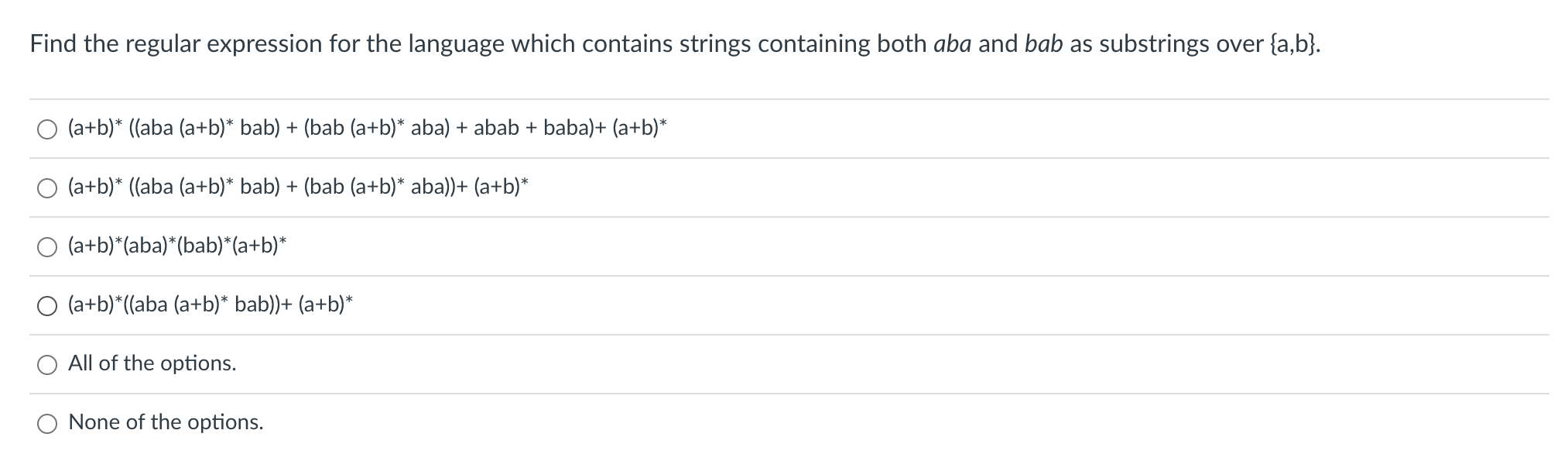 Solved Find the regular expression for the language which | Chegg.com