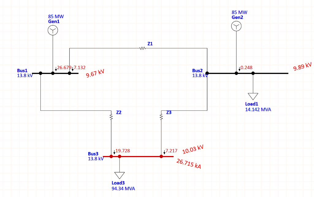 Solved Find each bus voltage, branch current and branch | Chegg.com