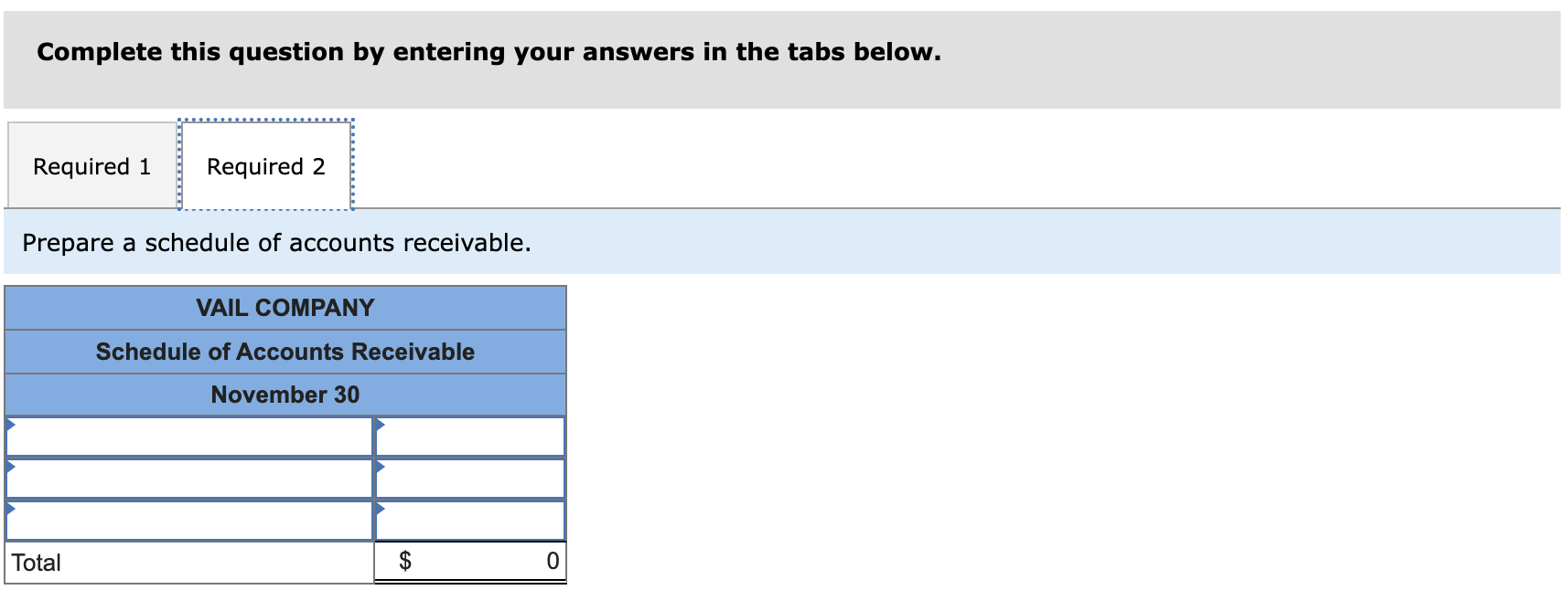 Solved Exercise 7-1 (Algo) Accounts receivable subsidiary | Chegg.com