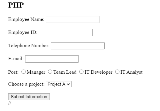Solved Inputphp Create A Php Script That Will Perform The 4171