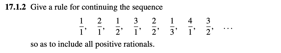 Solved 17.1.2 Give a rule for continuing the sequence | Chegg.com