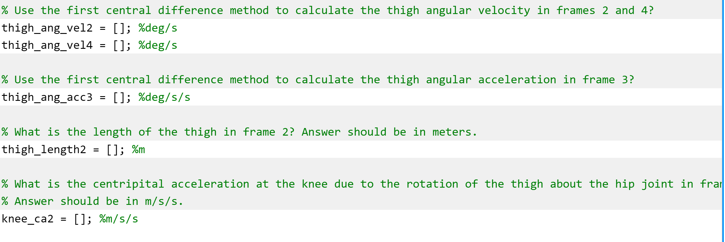 \% Use the first central difference method to | Chegg.com