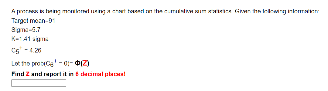 Solved A process is being monitored using a chart based on | Chegg.com