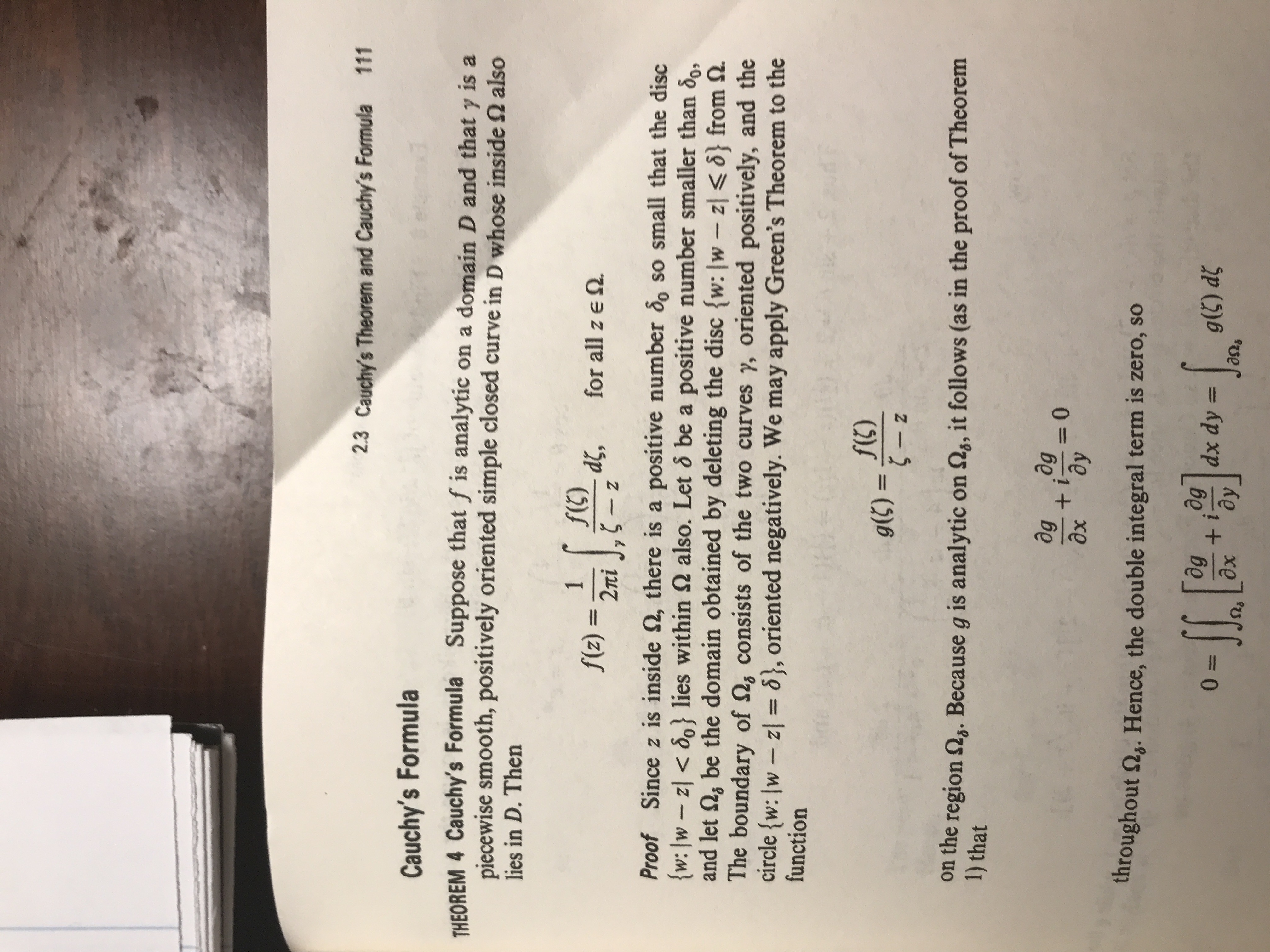 I am meant to solve this using Cauchy's Formula (see | Chegg.com