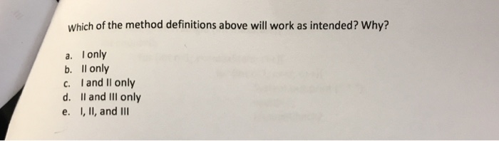 Solved 13. Consider the following Boolean method definitions | Chegg.com