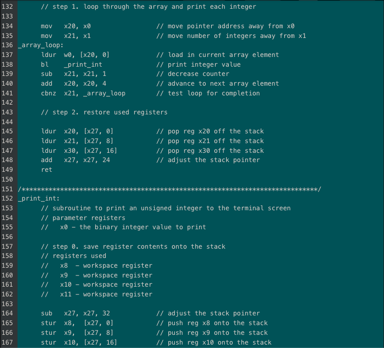 Solved This is an Assembly language ARMv8 coding assignment. | Chegg.com
