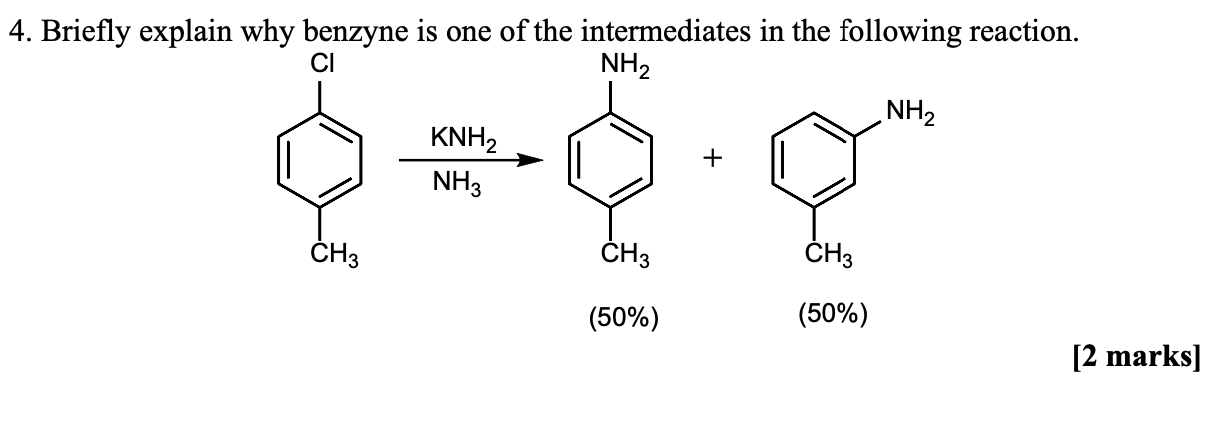 Solved CI 4. Briefly explain why benzyne is one of the | Chegg.com