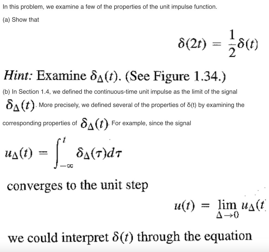 Solved In this problem, we examine a few of the properties | Chegg.com