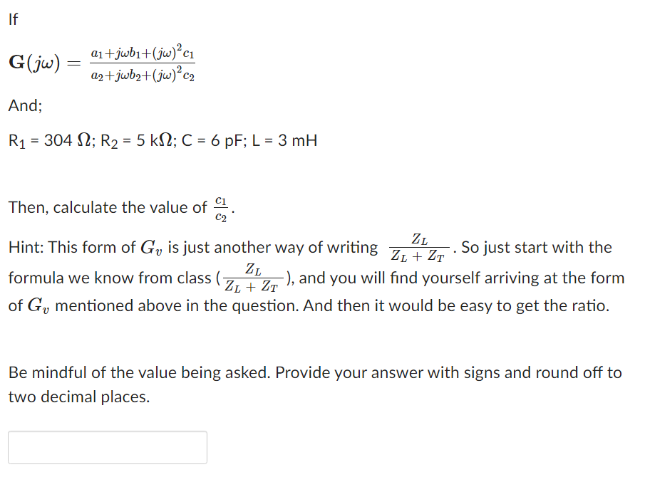 Solved Use the following circuit for the question below. L | Chegg.com
