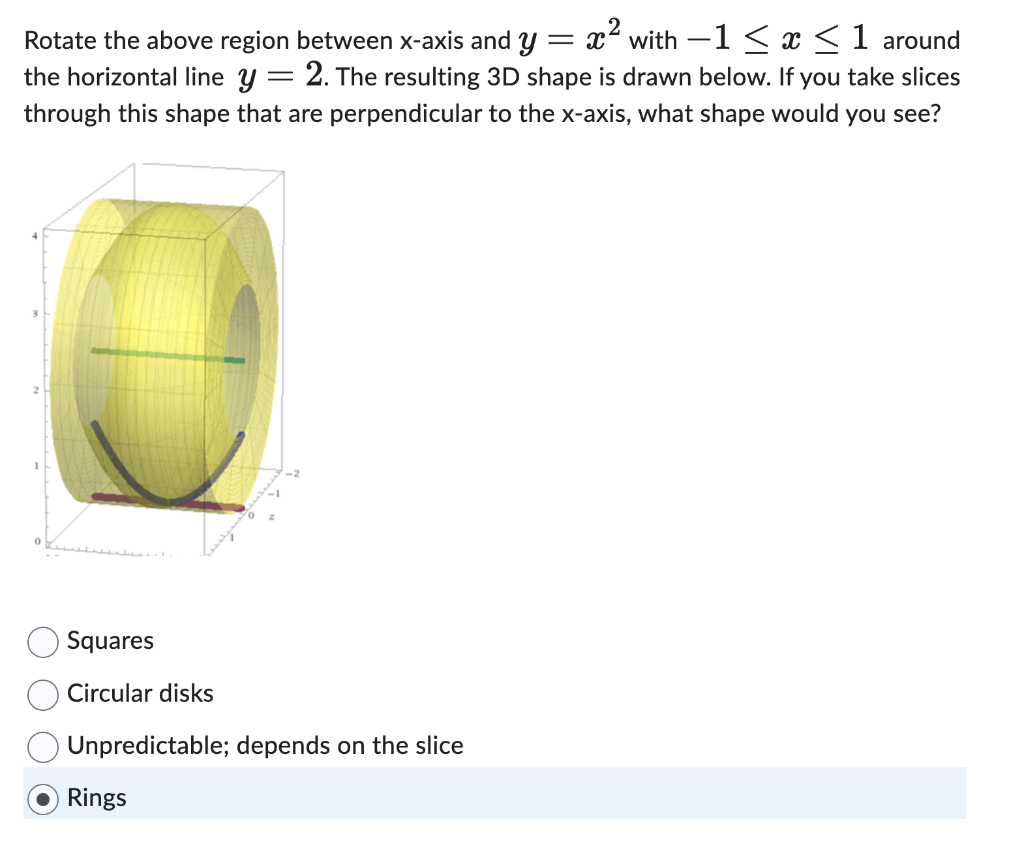 Solved Take a thin slice ( Δx thick) at an arbitrary x | Chegg.com