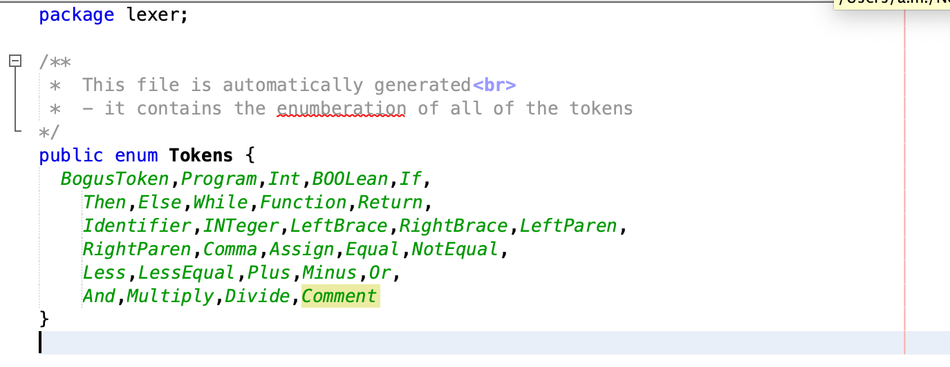 Modify the Lexer (15 points) Download the | Chegg.com