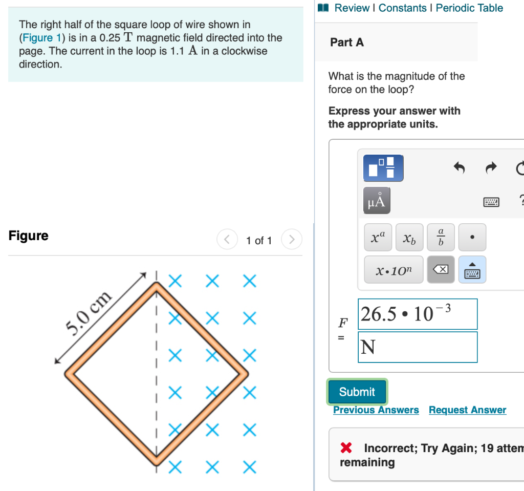 Solved Review | Constants 1 Periodic Table The right half of | Chegg.com