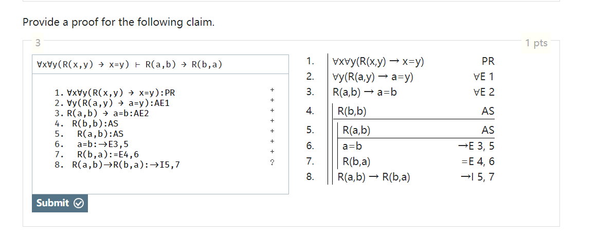 Solved Provide a proof for the following claim. Submit | Chegg.com