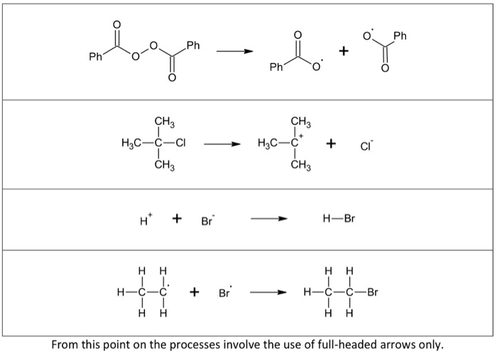 Solved 6. A number of examples of bond breaking and bond | Chegg.com