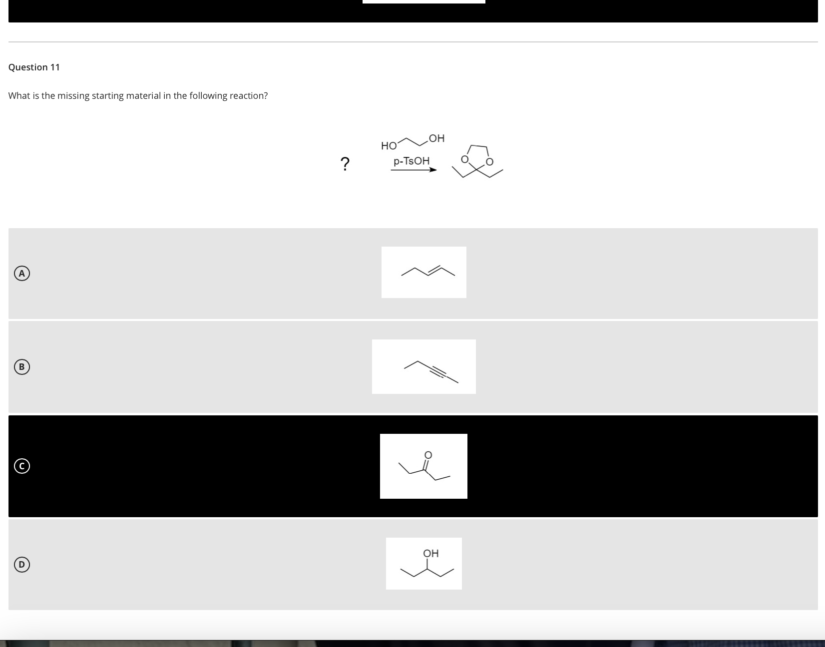 Solved What is the missing starting material in the | Chegg.com